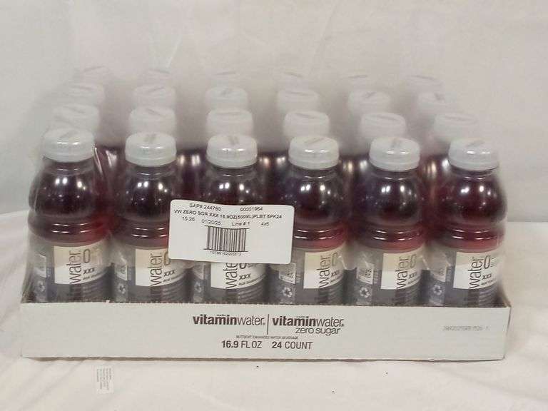 Glaceau, Vitamin Water Zero Sugar XXX Acai Blueberry Pomegranate, 16.9 ...