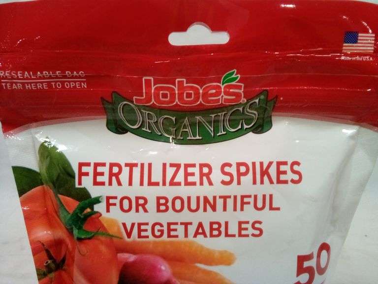 Jobe's Organics, Fertilizer Spikes For Bountiful Vegetables, 8.81 Oz ...