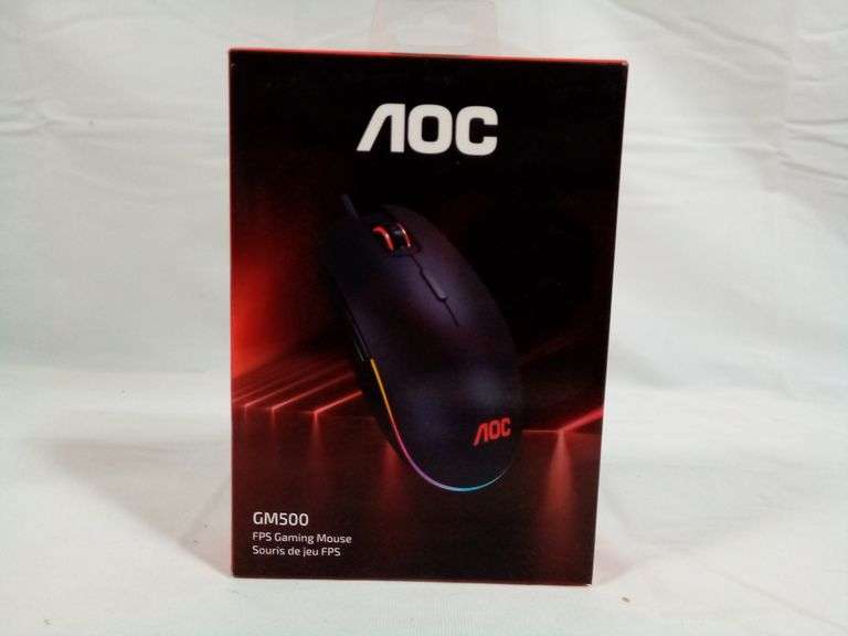 AOC Gaming RGB Gaming Mouse, OMRON, Black, Multi-Color - Dutch Goat