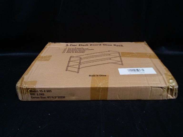 3-Tier Cloth Board Shoe Rack, Stackable & Expandable, YS-K-605 - Dutch Goat
