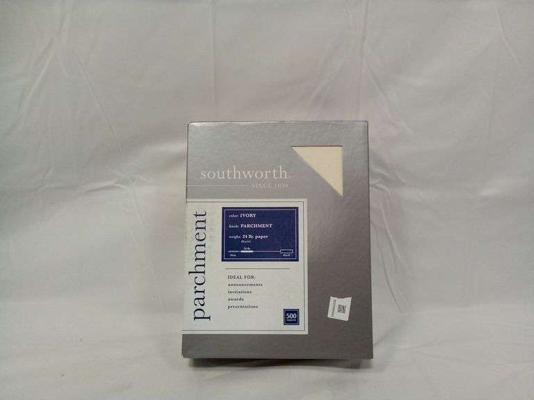 Southworth, Parchment Specialty Paper, 24lbs, 8.5"x11", 500/Ream, Ivory ...