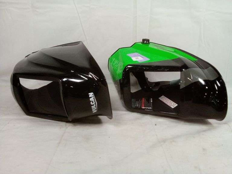 Titanium & Vulcan, Safety Welding Helmets, 2 Pieces, Black, Green ...