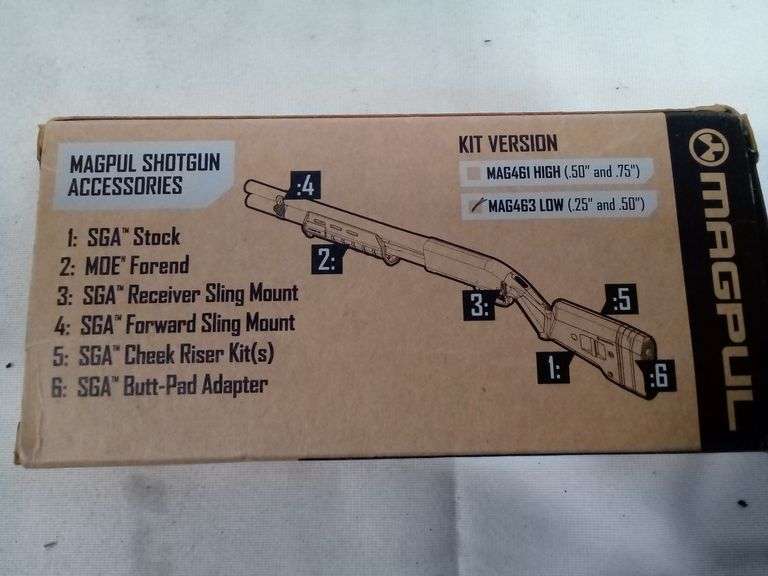 Magpul, SGA Cheek Riser Kit, Black - Dutch Goat