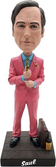 Royal Bobbles Saul Goodman Bobblehead Lifelike Figure - Dutch Goat