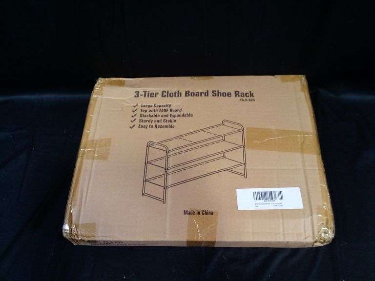 3-Tier Cloth Board Shoe Rack, Stackable & Expandable, YS-K-605 - Dutch Goat