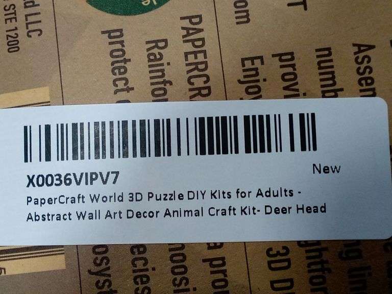 PaperCraft World Gold Limited Edition 3D Papercraft Wall Art DIY Kit ...