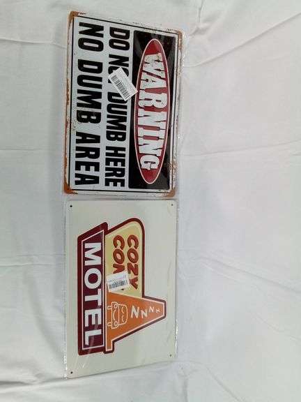 Assortment Of Metal Tin Sign/Posters, 2 Pieces - Dutch Goat