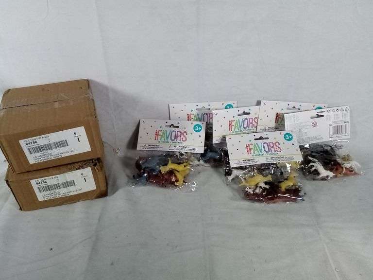 Box of 3 - Unique Favors 84786 Plastic Figurines Horses, 6-Pack/Box (10 ...