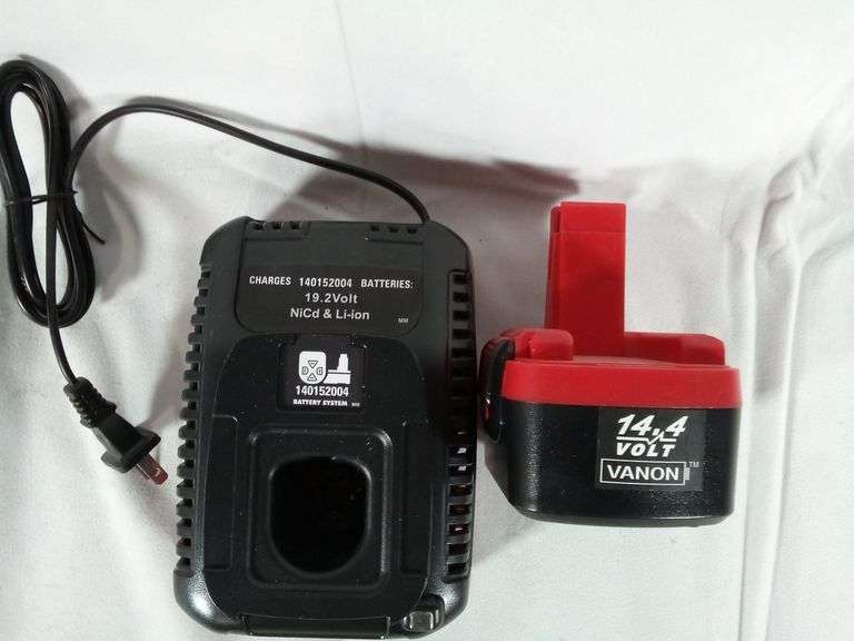 Set of 2 - Vanon Rechargeable Battery 14.4Volt & 140152004 Charger ...