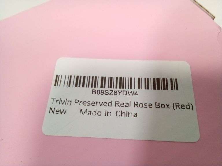 Trivin Preserved Real Red Rose Box Gift - Dutch Goat