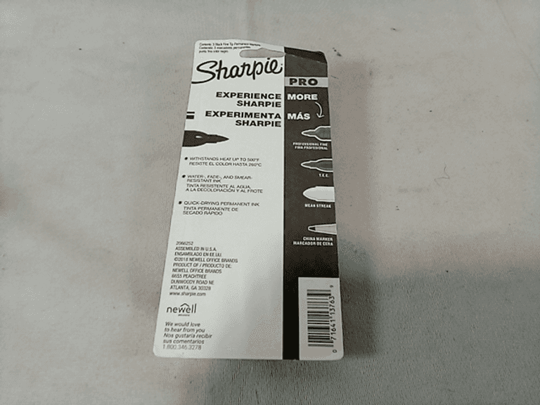 Lot of 2 - Sharpie Pro Fine Point Industrial Marker 3ct Each - Dutch Goat