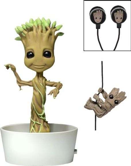 Marvel Guardians of the Galaxy Dancing Groot Gift Set Bundle - Dutch Goat
