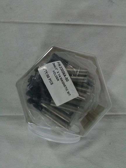 Lutz Tool 23026 3"x1/4 Magnetic Bit Holder, 50-Pcs - Dutch Goat