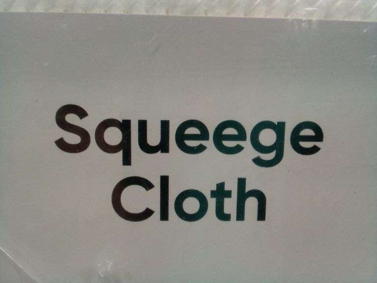 Superio Squeegee Cloth, 3-Pack (Qty: 12) White - Dutch Goat