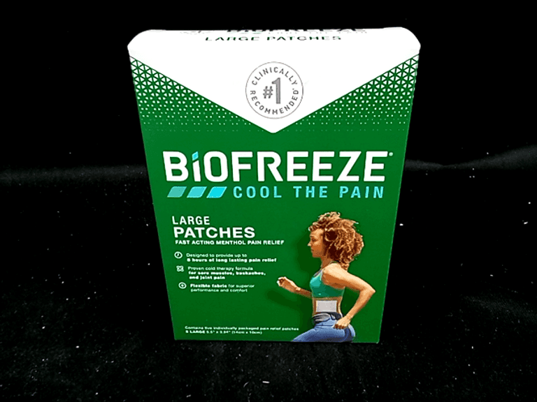 Biofreeze Menthol Pain Relieving Patches (5 Patches per Box) - Dutch Goat