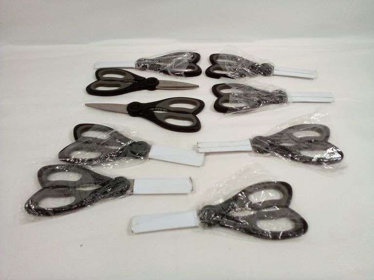 Lot of 9 - Kitchen Scissors with Lid Opener, 9" - Dutch Goat