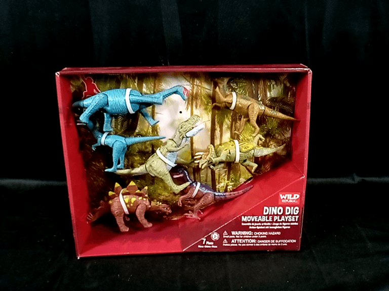 Wild Republic Dino Rescue - Dinosaur Movable Playset - Dutch Goat