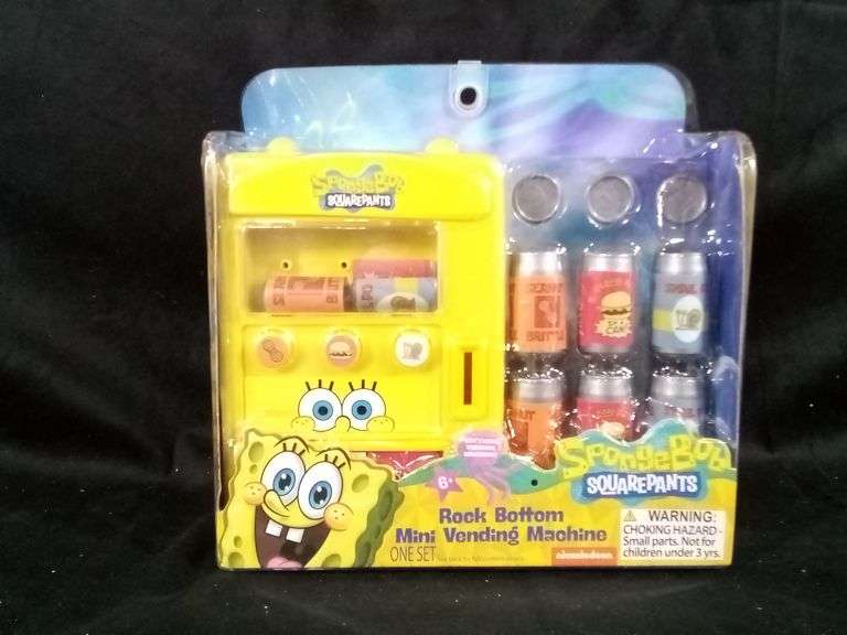 Nickelodeon SpongeBob SquarePants Rock Bottom Mini Vending Machine ...