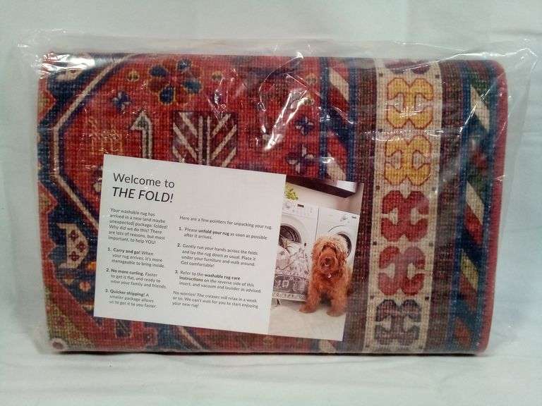 Fold Washable Area Rug - Dutch Goat