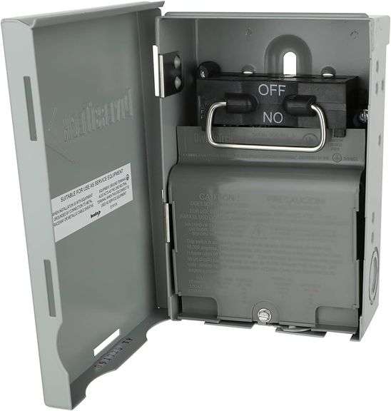 Diversitech E198124 Pull-Out Disconnect Switch with Side Opening Door ...
