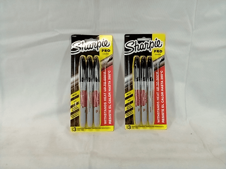 Lot of 2 - Sharpie Pro Fine Point Industrial Marker 3ct Each - Dutch Goat