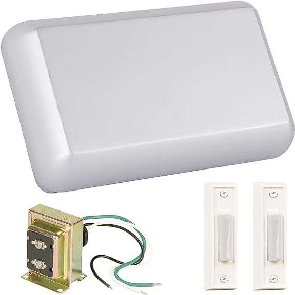 Craftmade CK100-W Builder Chime Kit with Door Chime, 16V 10VA ...