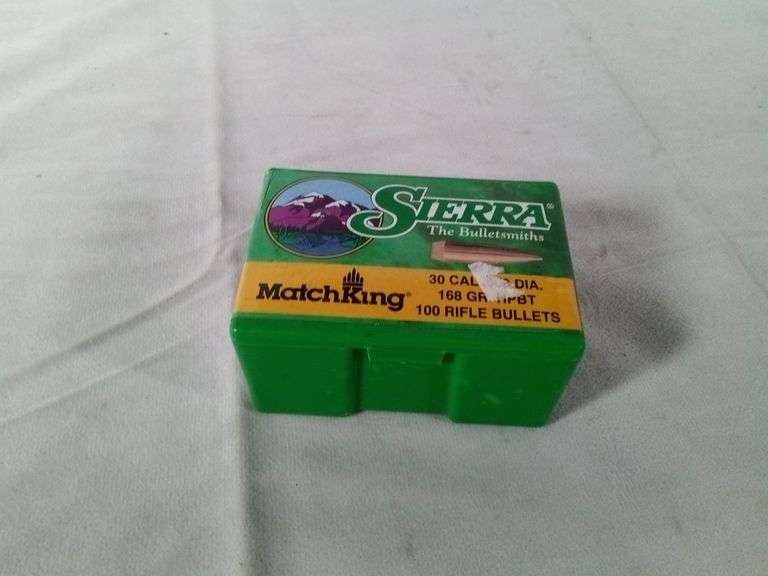 Sierra, MatchKing Rifle Bullets 2200, 30 Caliber,168 Grain HPBT - Dutch ...