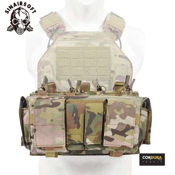 Chest Rig Hanging Panel with Magazine Insert Pouch for Airsoft Shooting ...