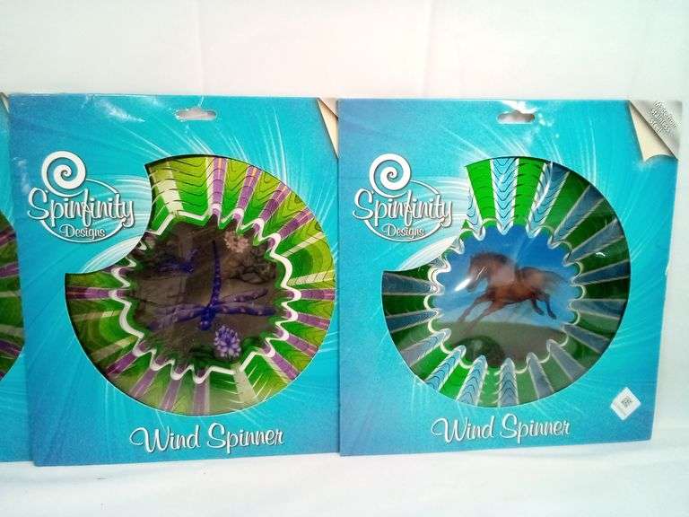 Assortment of 3 - Spinfinity Designs Wind Spinners - Dutch Goat