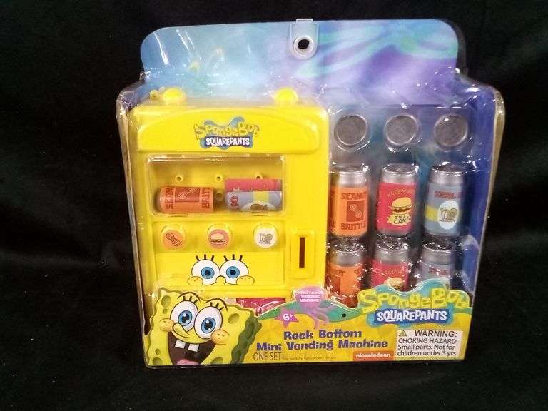 Nickelodeon SpongeBob SquarePants Rock Bottom Mini Vending Machine ...