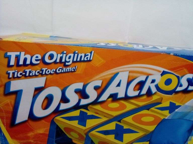 Mattel, The Original Tic Tac Toe Game Toss Across With 6 Bean Bag ...