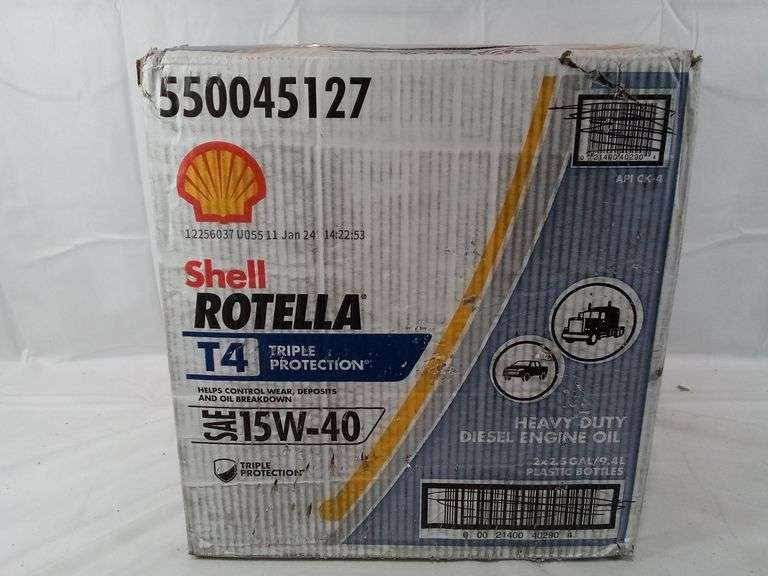 Shell Rotella T4 Triple Protection Heavy Duty Diesel Engine Oil, SAE ...