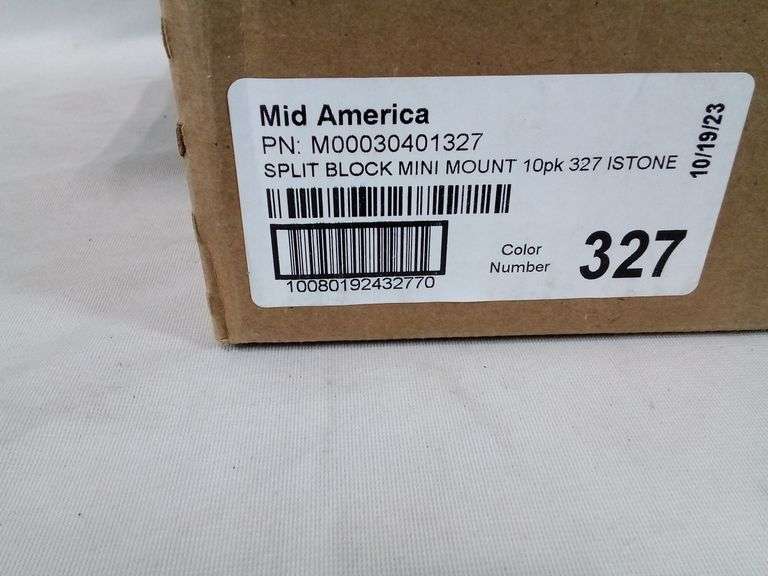 Mid America Split Block Mini Mount, 10-Pack 327 Istone - Dutch Goat