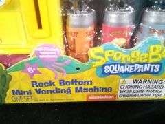 Nickelodeon SpongeBob SquarePants Rock Bottom Mini Vending Machine ...