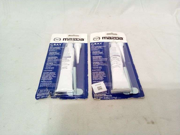 Lot of 2 - Mazda Gray Gris High Performance RTV Silicone Gasket Maker ...