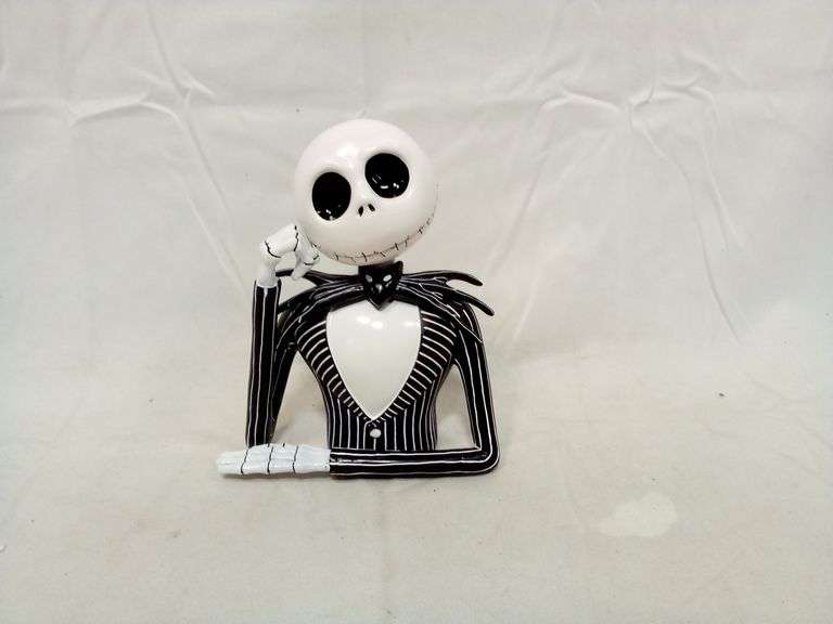 Nightmare Before Christmas Jack Skellington Busted Bank Molded Coin ...