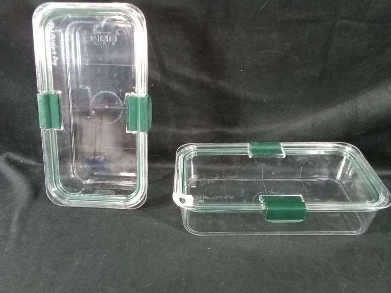Lot of 2 - The Farmer's Dog Rectangle Storage Containers with Lids ...