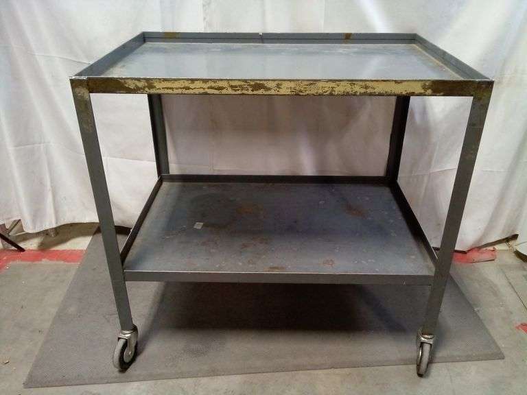 ULine Steel 2-Tier Utility Cart - Dutch Goat