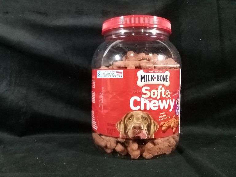 Milk-Bone Soft & Chewy Beef & Filet Mignon Recipe Dog Snacks, 37 Oz ...