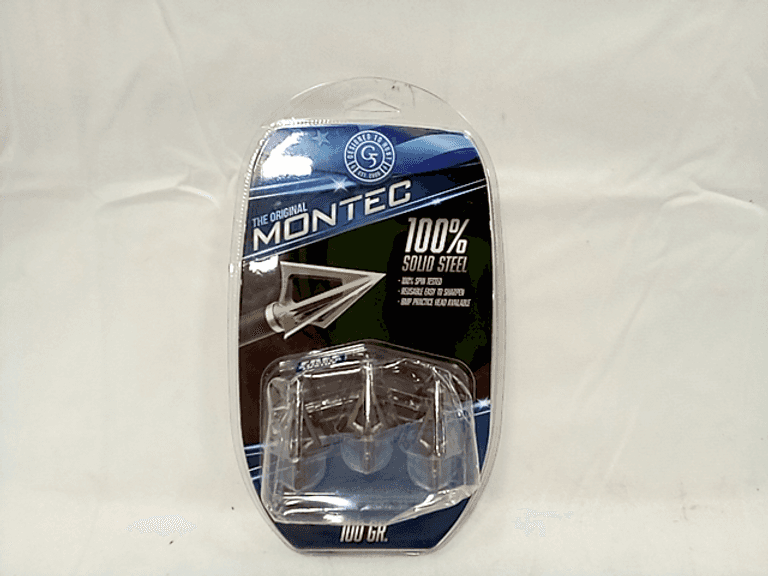 G5 Outdoors Montec 100-Grain 3 Count per Pack Broadhead - Dutch Goat