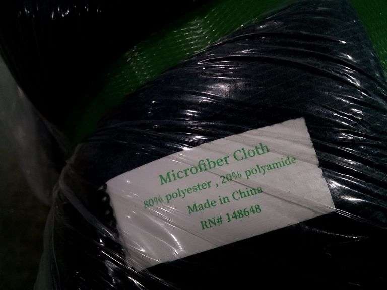 Lot of 200 - Polyester & Polyamide Microfiber Cloth in Bulk - Dutch Goat