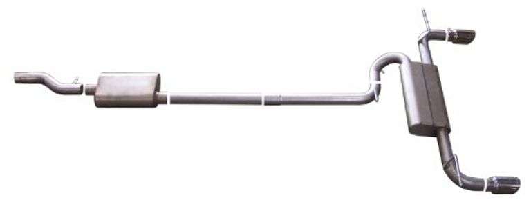 Gibson 319630, Cat-Back Dual Split Exhaust System, Aluminized, 46 ...