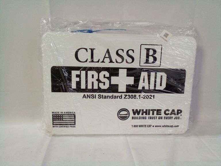 White Cap Class B Metal ANSI Standard Z308.1-2021 First Aid Kit - Dutch ...