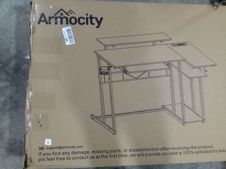 Armocity Gaming Computer Desk With Z-Shaped Legs, 47" - Dutch Goat