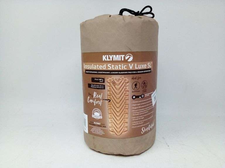Klymit Insulated Static V Luxe SL Sleeping Pad Recon Extra Large ...