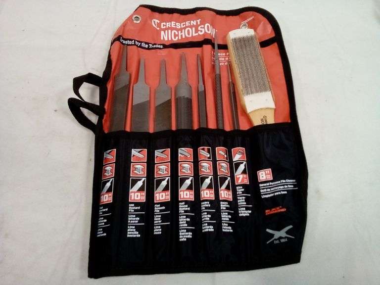 Crescent Nicholson 22025NNN Machinist File Set, 8-Piece - Dutch Goat