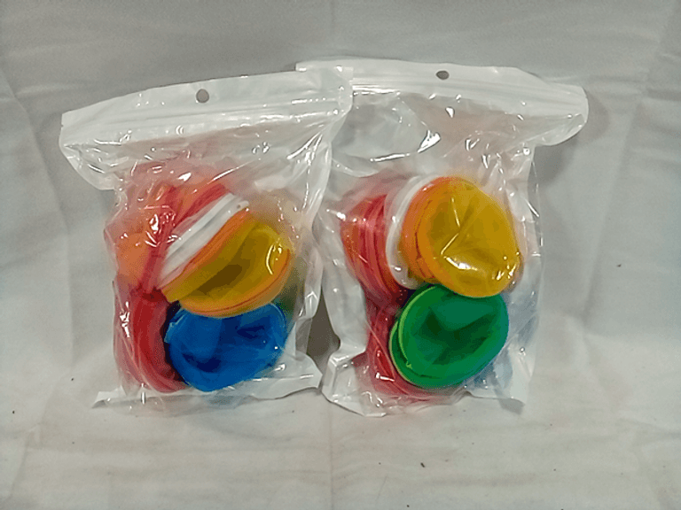 Lot of 2 - Reusable Water Beach Toy Packs, 12 in Each - Assorted Colors ...