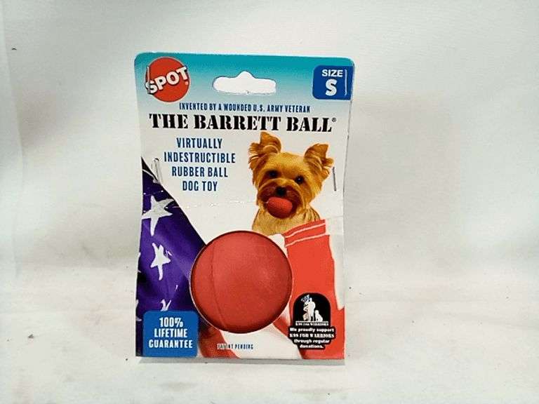 Spot The Barrett Ball Virtually Indestructible Rubber Ball Dog Toy ...
