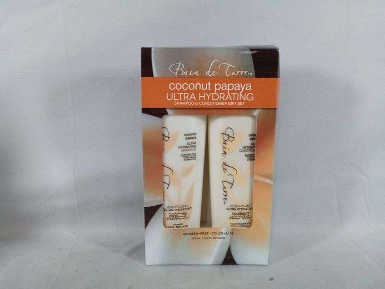 Bain De Terre, Coconut Papaya Ultra Hydrating Shampoo & Conditioner Gift Set - Dutch Goat