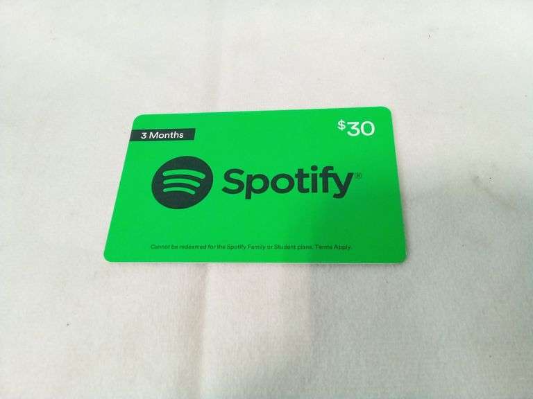 Spotify Premium 3 Months Subscription $30 eGift Card - Dutch Goat